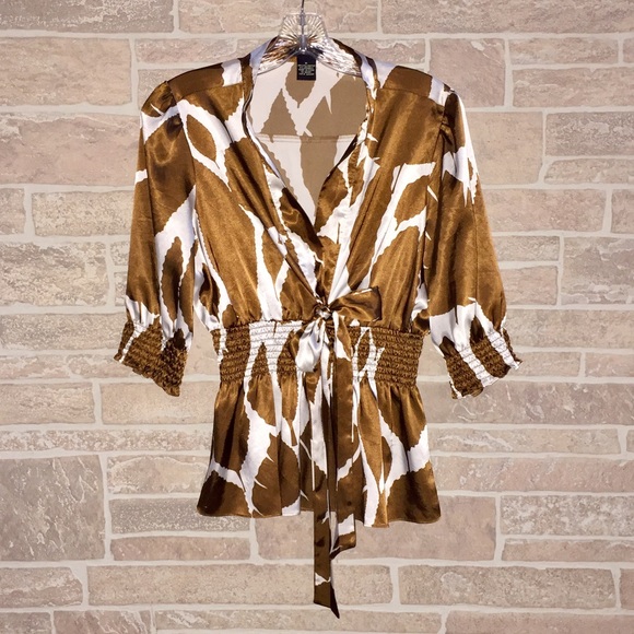 bebe | Tops | Bebe Silk Blouse | Poshmark